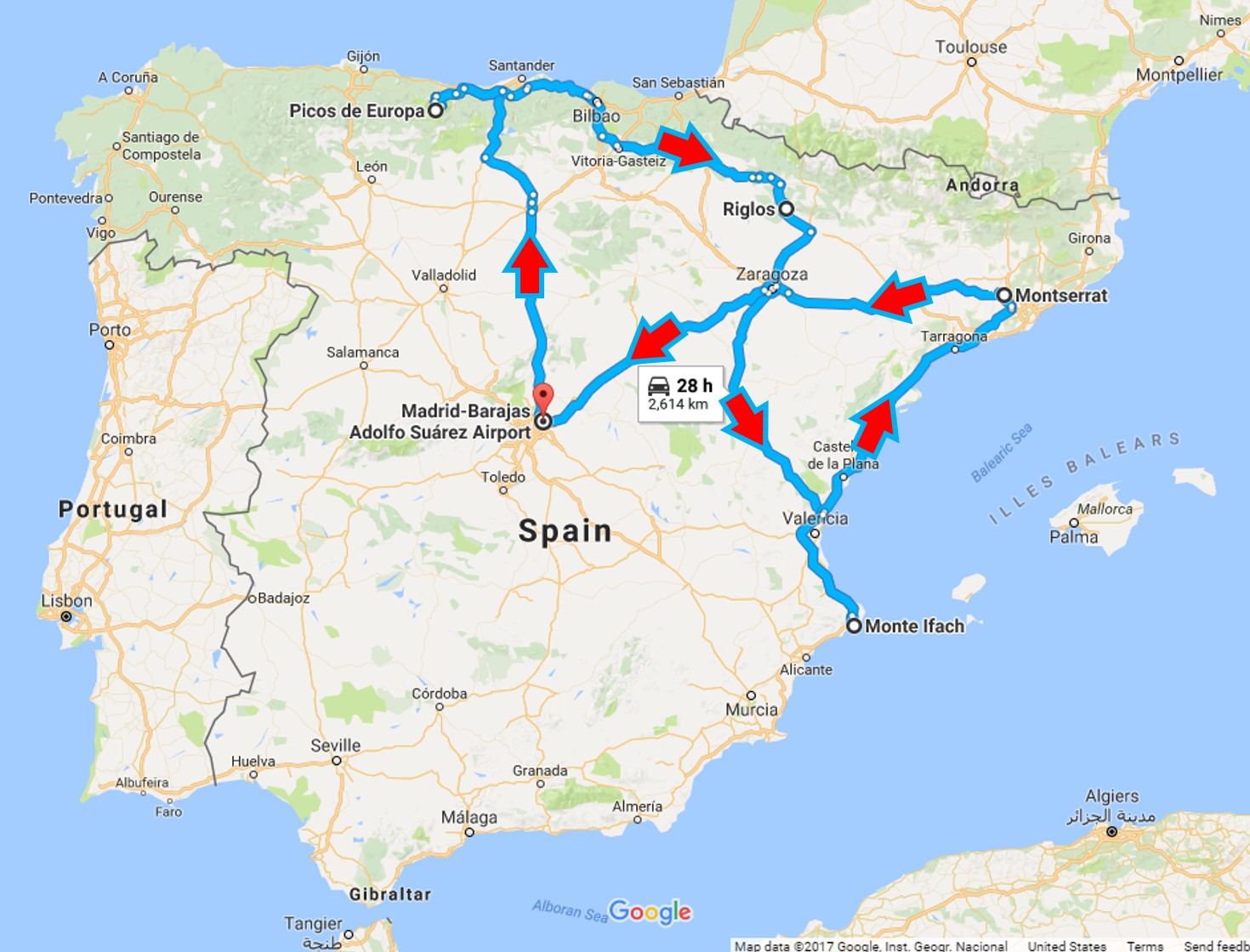 Spanish Road Trip | chossclimbers.com